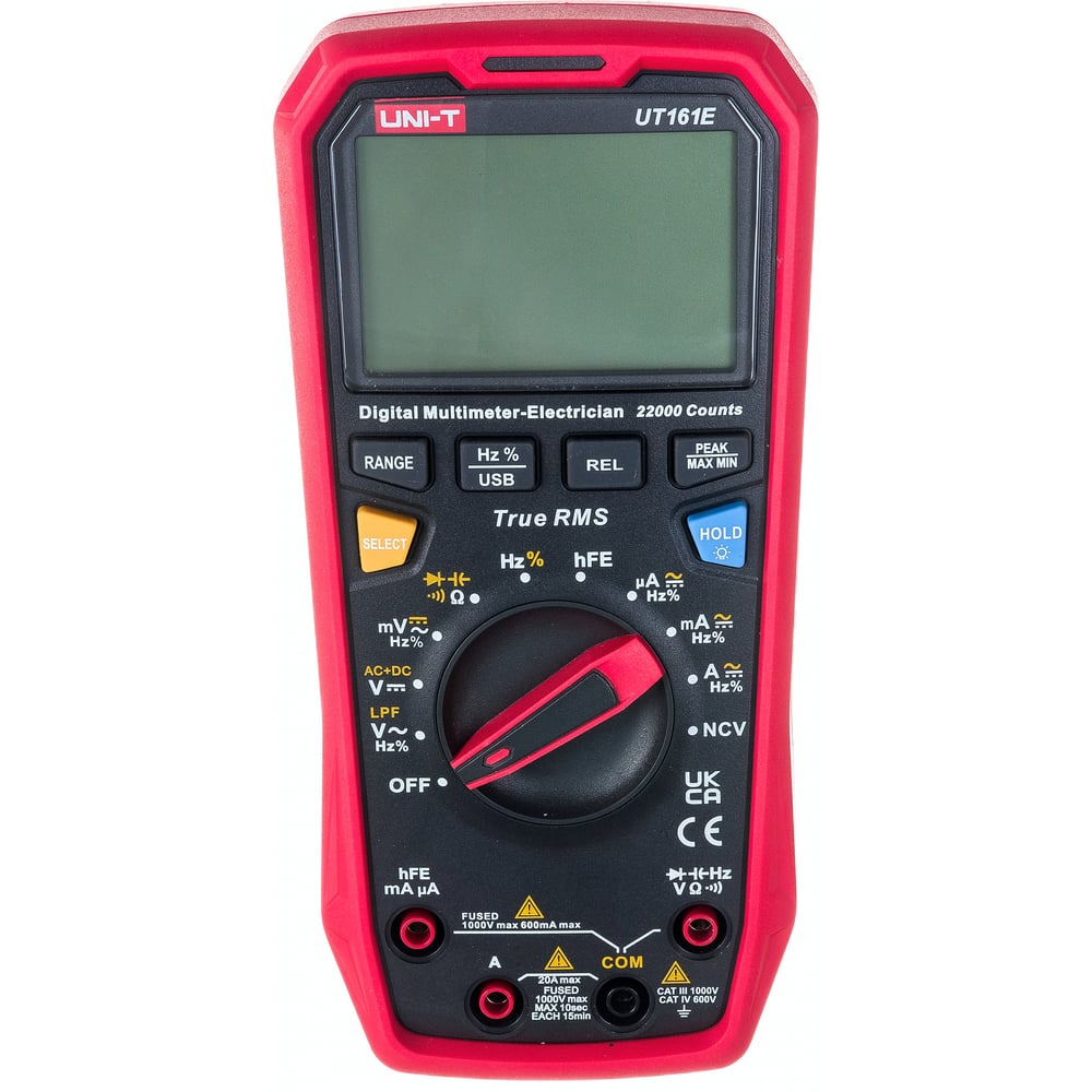 Цифровой мультиметр с функцией True RMS UNI-T UT161E 00-00007287 - выгодная цена, отзывы ...
