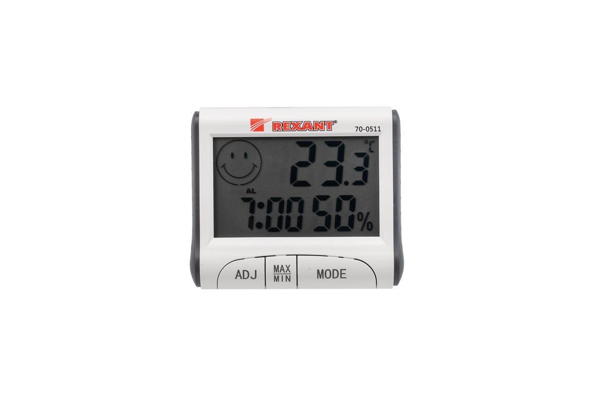 Метеостанция с часами и будильником REXANT 70-0511 - выгодная цена, отзывы, характеристики, фото ...