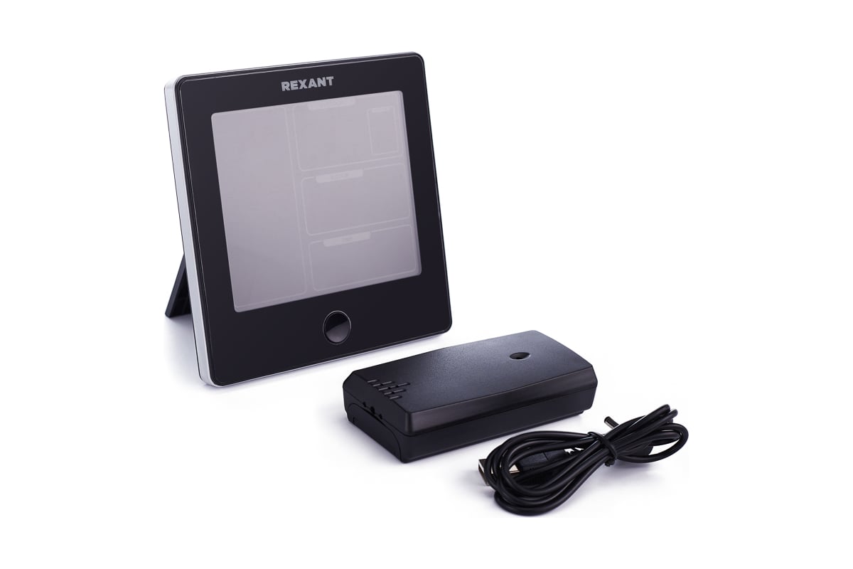 Метеостанция с беспроводным выносным датчиком и будильником REXANT 70-0508 - выгодная цена ...