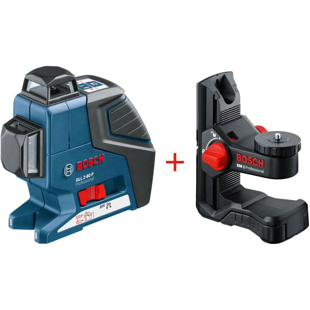 Линейный лазер Bosch GLL 2-80 P с держателем BM1 0601063202 - выгодная ...