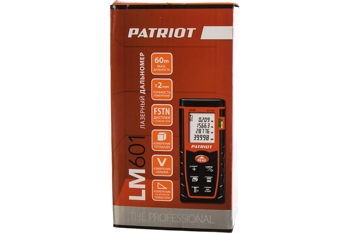 Лазерный дальномер Patriot LM 601 120201040 - выгодная цена, отзывы, характеристики, фото ...