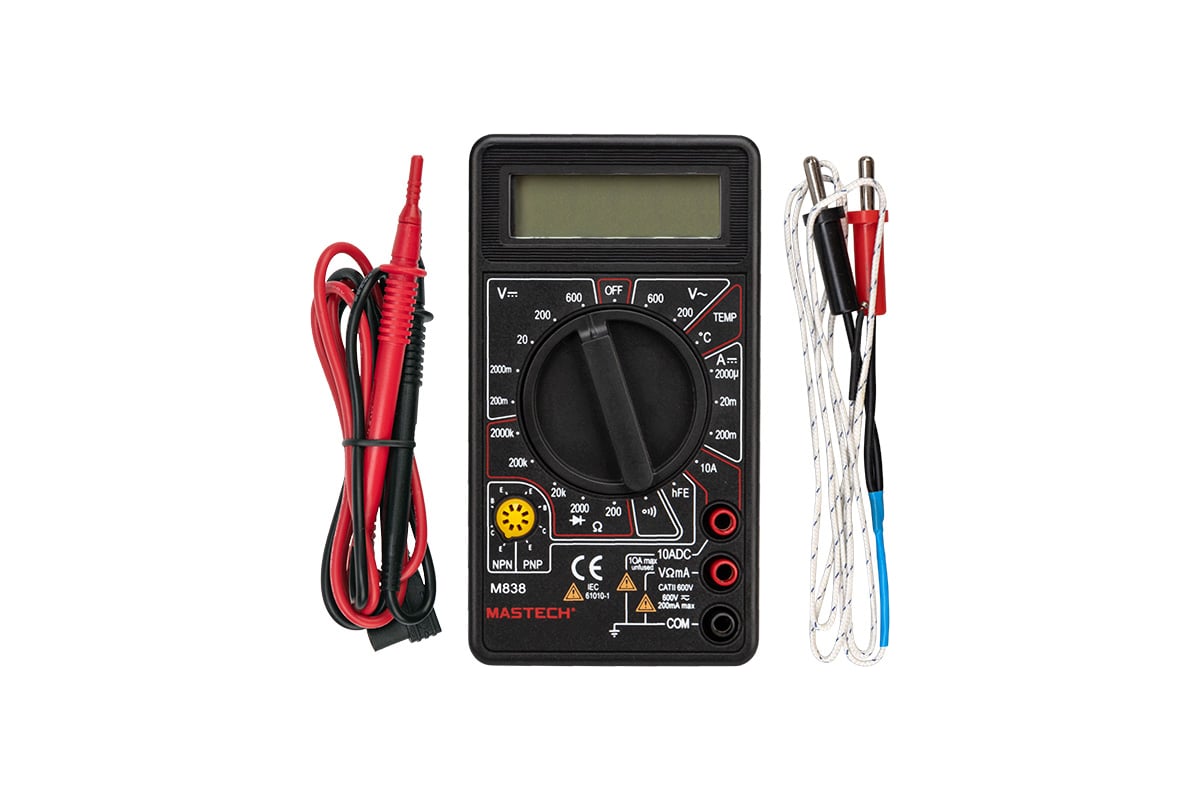 Цифровой мультиметр Mastech M838 00-00000238 - выгодная цена, отзывы ...