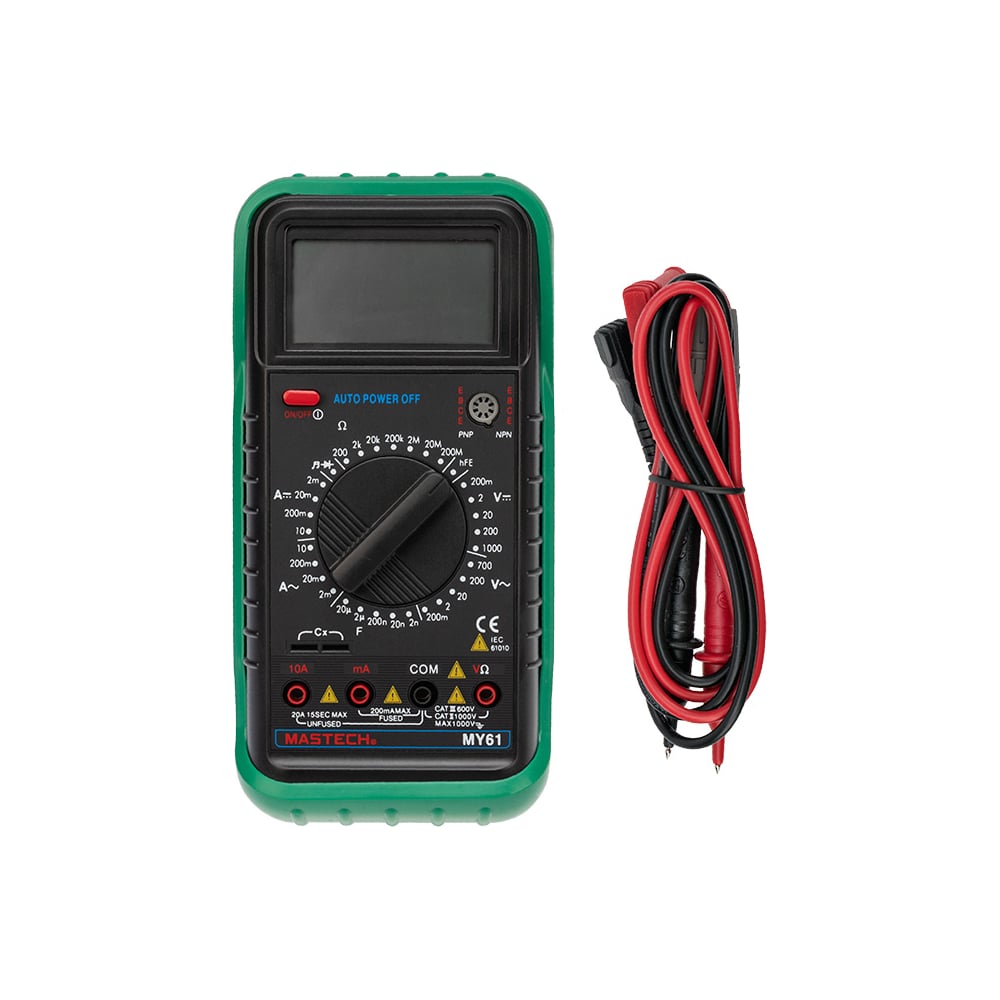 Цифровой мультиметр Mastech MY61 00-00000269 - выгодная цена, отзывы, характеристики, фото ...