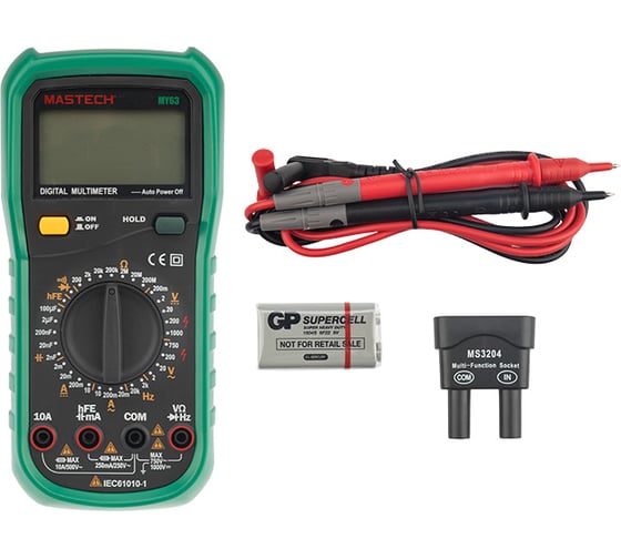 Цифровой мультиметр Mastech MY63 58956 - выгодная цена, отзывы ...