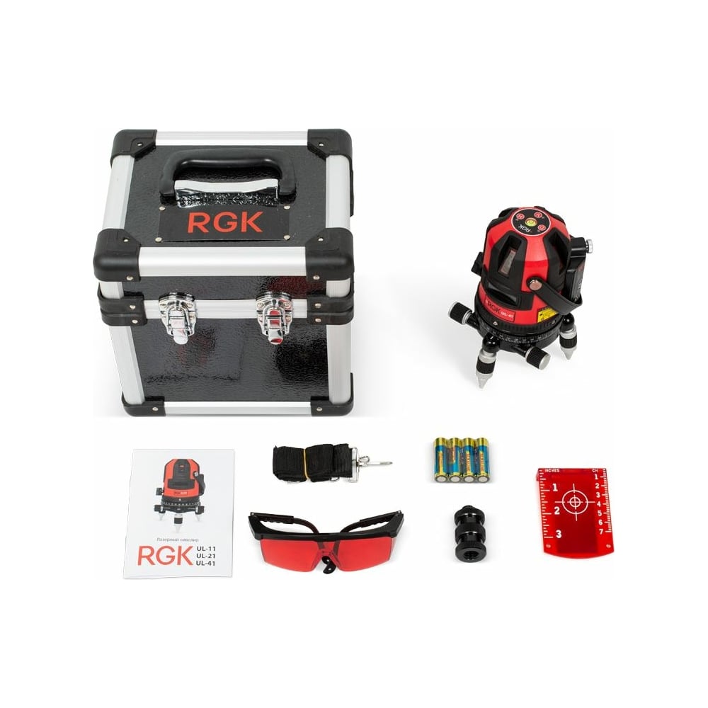 Лазерный нивелир RGK UL-41 - выгодная цена, отзывы, характеристики, фото - купить в Москве и РФ