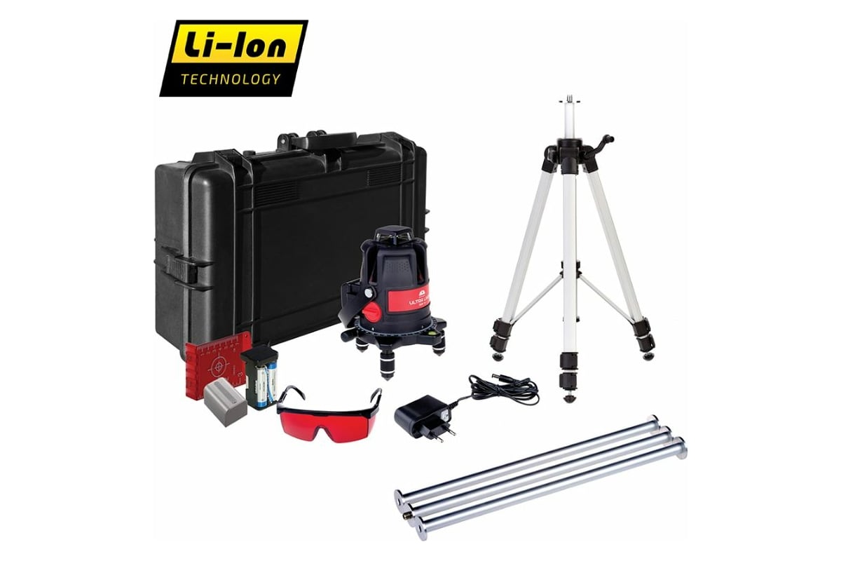 Лазерный уровень ADA ULTRALINER 360 4V Set А00477 - выгодная цена ...
