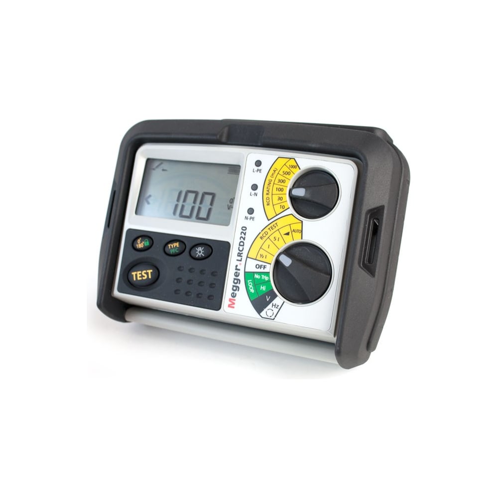 Измеритель параметров петли КЗ и УЗО Megger LRCD220 LRCD220-EN-SC ...