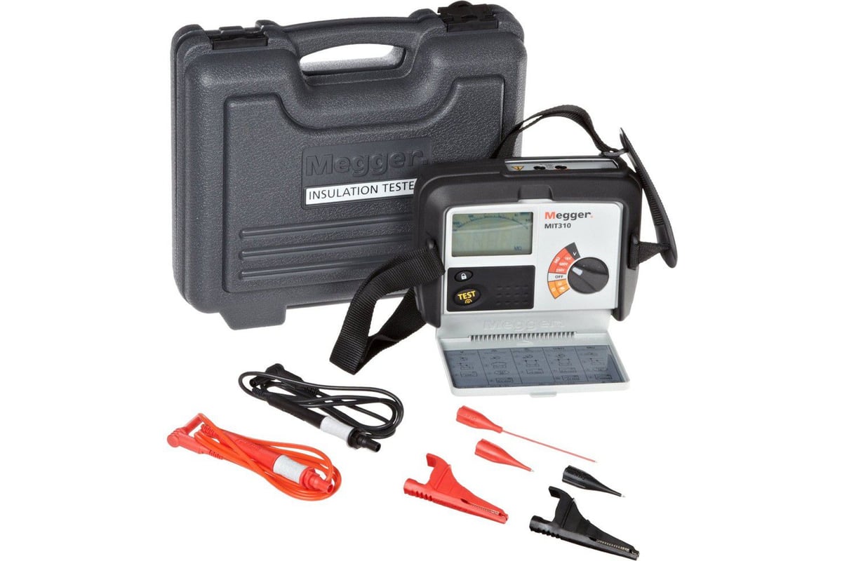 Тестер изоляции и проводимости Megger MIT310 MIT310-EN - выгодная цена ...