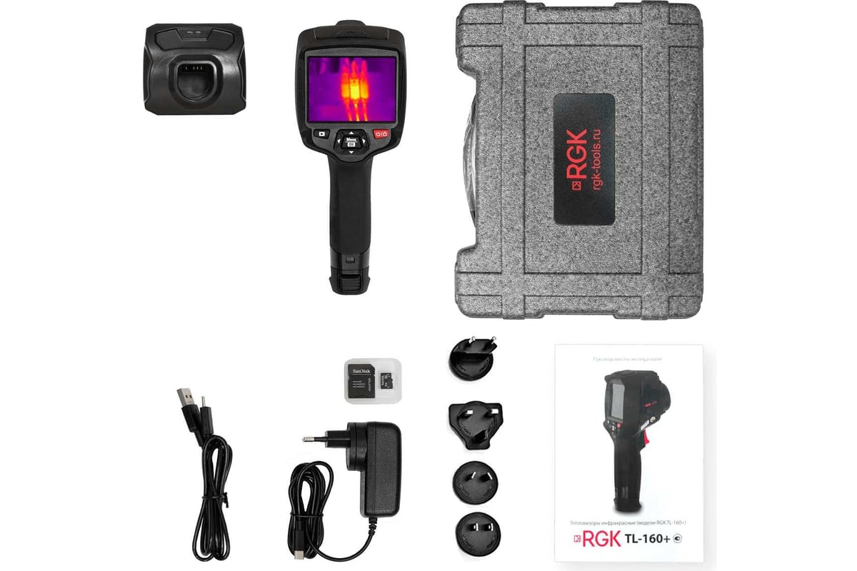 Тепловизор RGK TL-160+ 754385 - выгодная цена, отзывы, характеристики, фото - купить в Москве и РФ