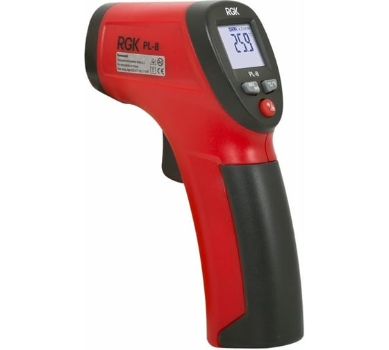 Пирометр RGK PL-8 с поверкой - выгодная цена, отзывы, характеристики, 1 видео, фото - купить в ...