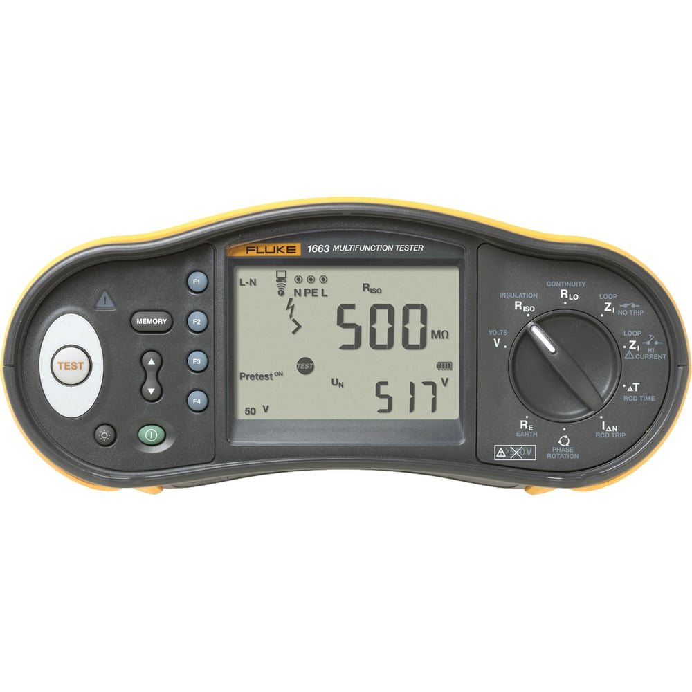 Многофункциональный тестер электроустановок Fluke 1663 SCH - выгодная ...