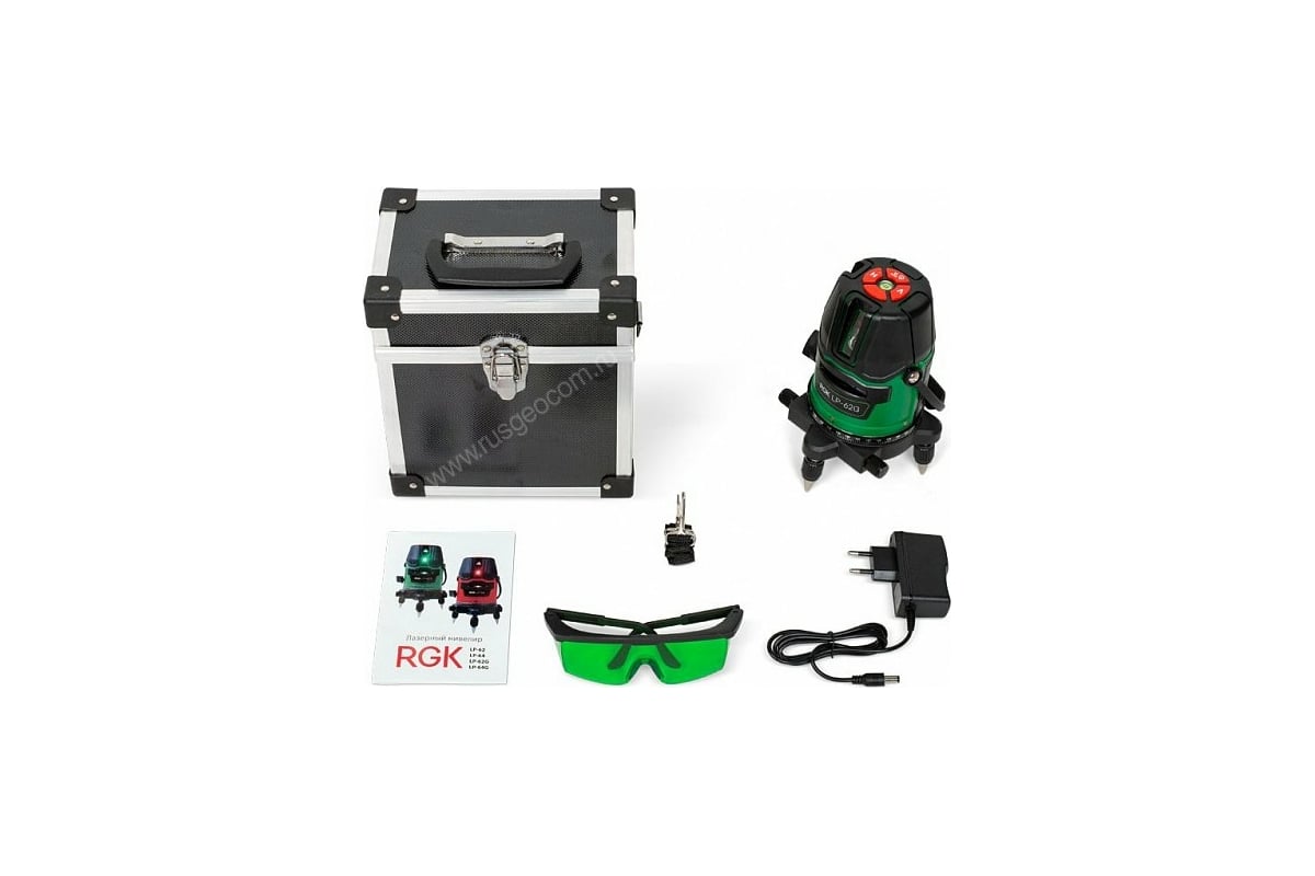 Лазерный построитель плоскостей RGK LP-62G 775281 - выгодная цена, отзывы, характеристики, 1 ...