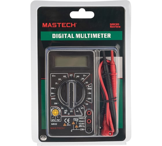 Портативный мультиметр MASTECH M832 13-2003 - выгодная цена, отзывы ...