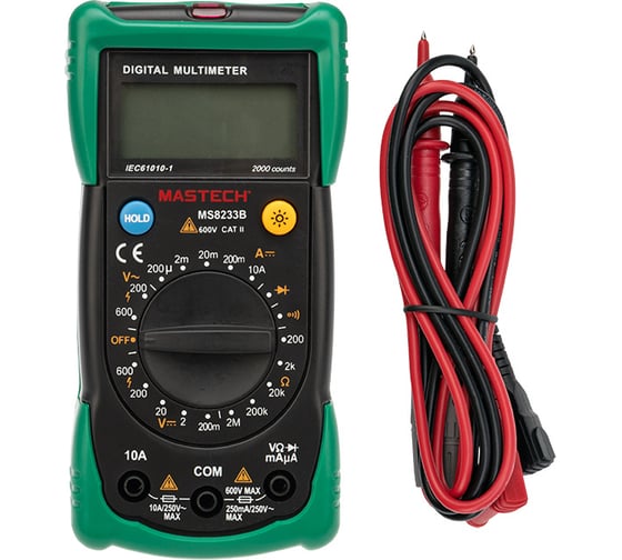 Универсальный мультиметр MASTECH MS8233B 13-2016 - выгодная цена, отзывы, характеристики, фото ...