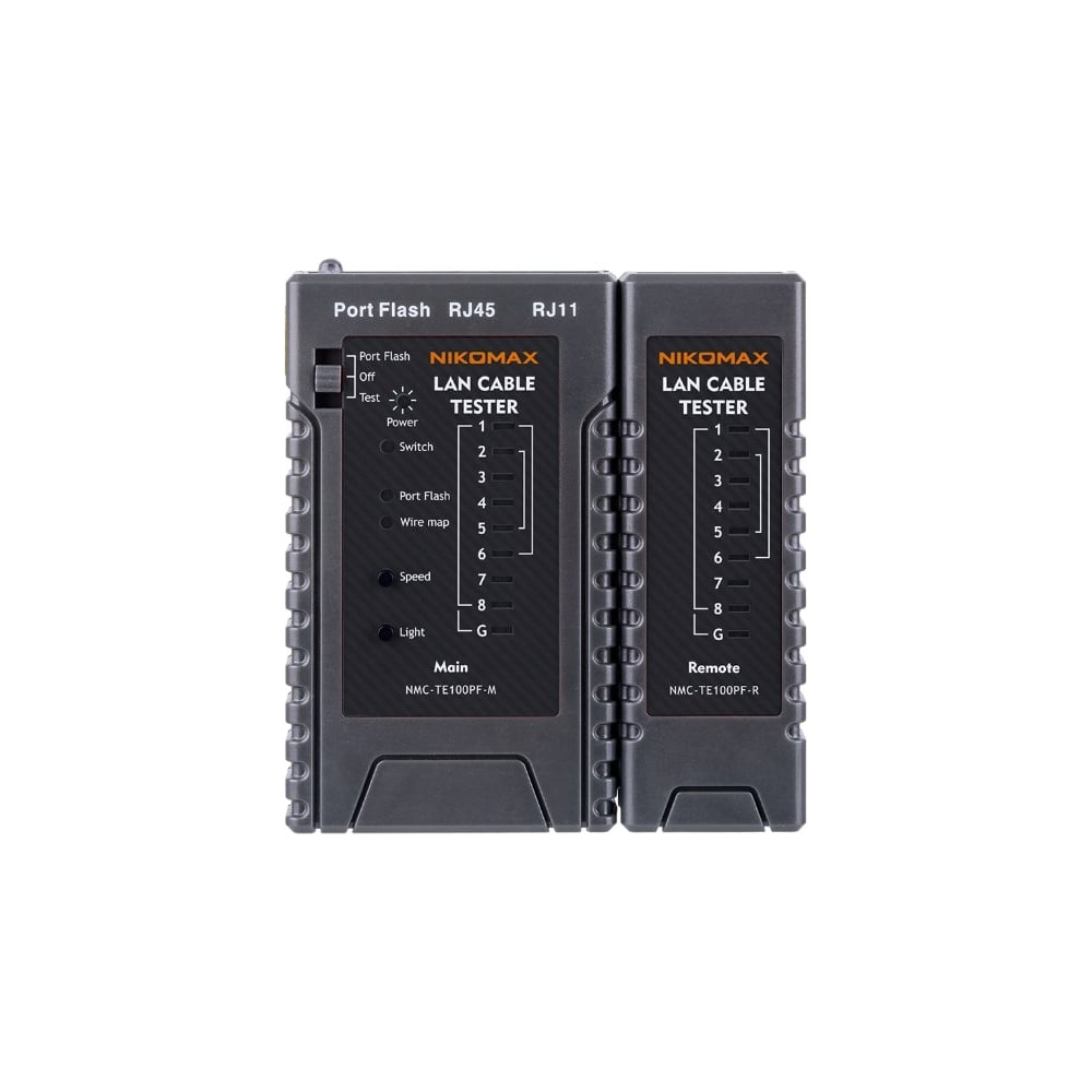 Кабельный тестер NIKOMAX UTP/STP NMC-TE100PF - выгодная цена, отзывы ...