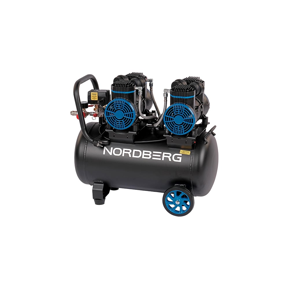 Компрессор безмасляный NORDBERG 220В, ресив. 50л, 500 л/мин NCEO50/500 ...