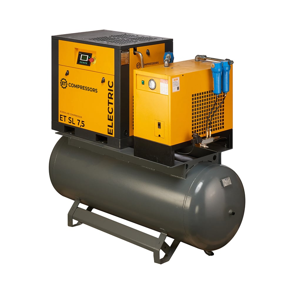 Винтовой компрессор на ресивере ET с осушителем SL 7,5-08-500 ES (IP55) 100579092 - выгодная ...