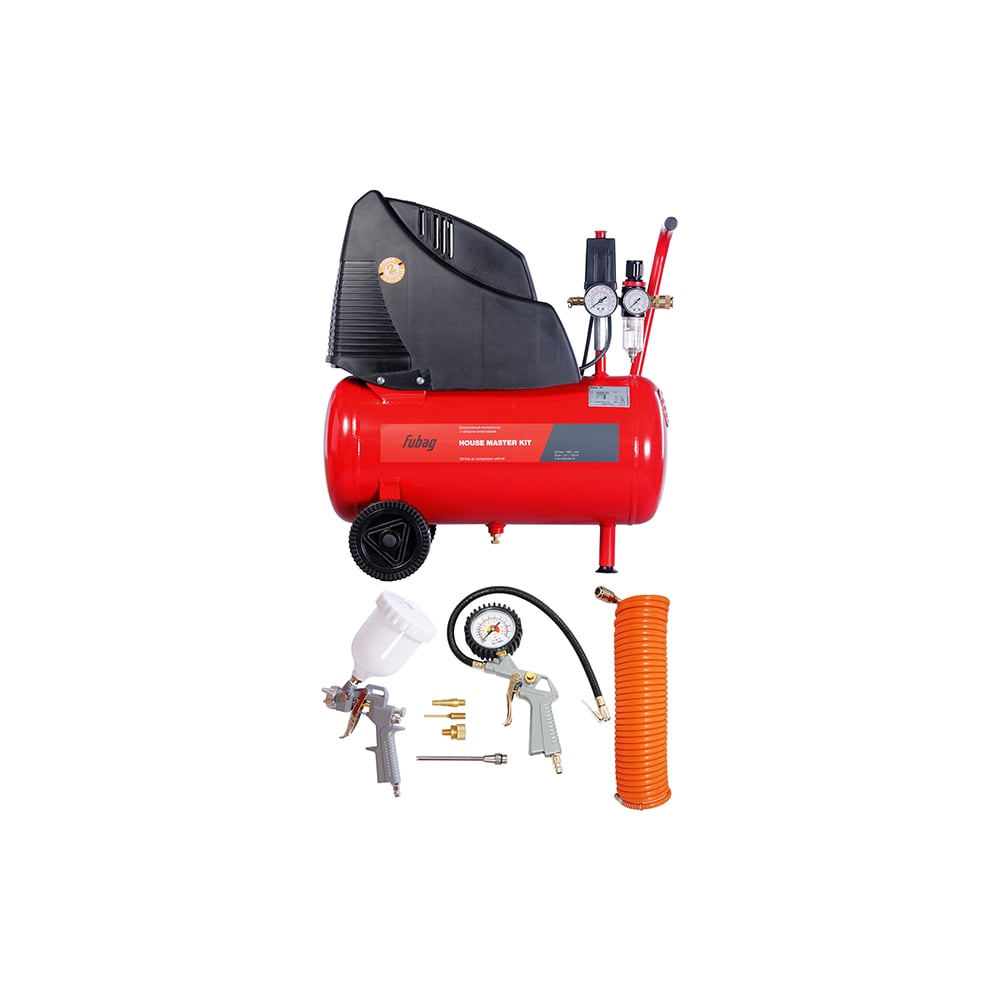 Компрессор FUBAG HOUSE MASTER KIT + 5 OL 195/24 + 5 предметов 646029 - выгодная цена, отзывы ...