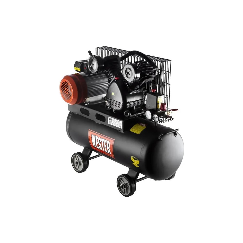 Компрессор WESTER WBK2200/50PRO ременной привод, поршневой масляный ...