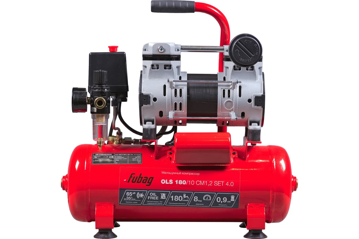 Набор компрессорного оборудования FUBAG OLS 180/10 CM1.2 SET4.0 646068 - выгодная цена, отзывы ...