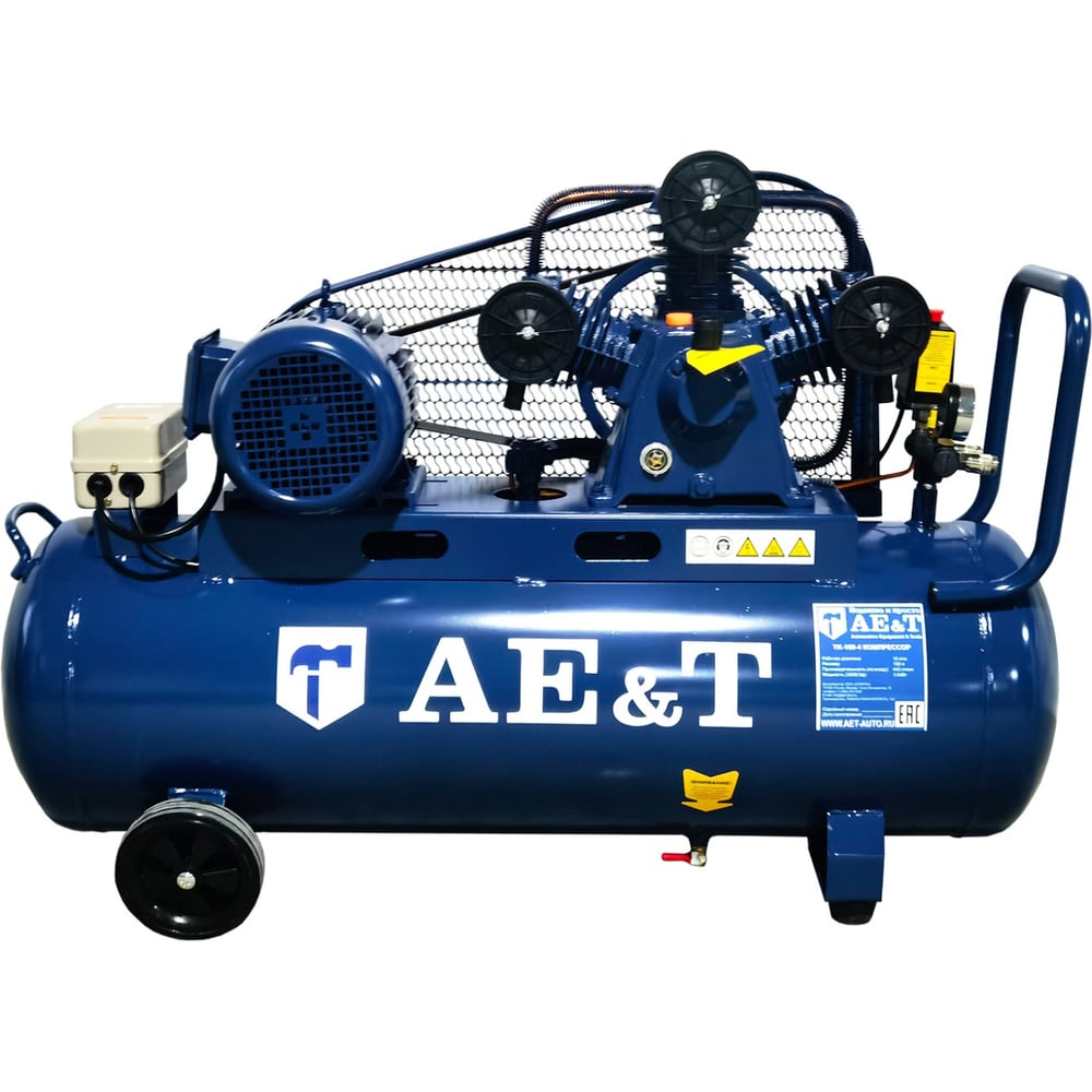 Компрессор AE&T 100л 440л/мин 380В TK-100-4 - выгодная цена, отзывы ...