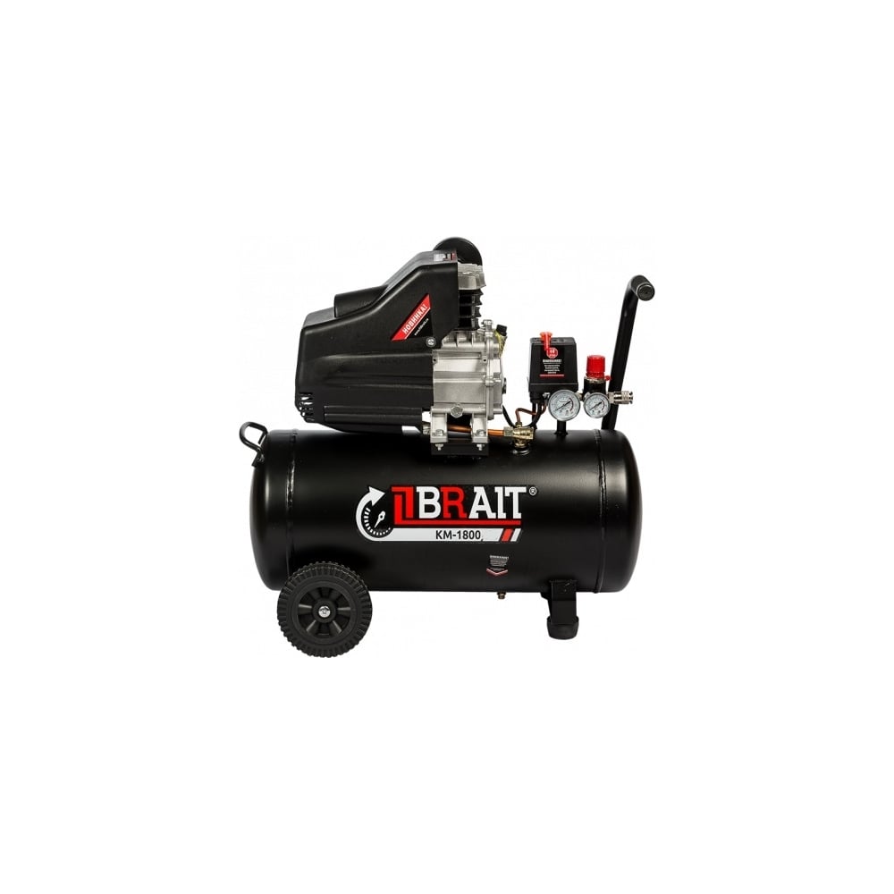 Воздушный компрессор BRAIT КМ-1800/24 20.01.015.043 - выгодная цена, отзывы, характеристики ...