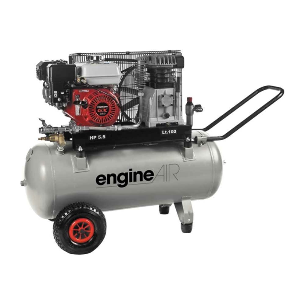 Компрессор ABAC ENGINEAIR 5/100 10 PETROL 411л/мин_100л_10бар_4.8 л.с ...