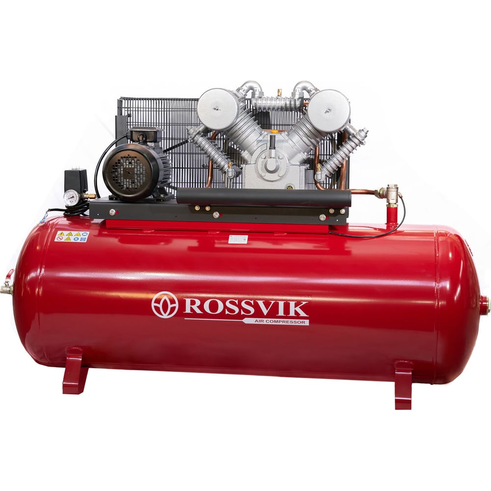 Поршневой компрессор Rossvik 1000л/мин, 16бар, ресивер 500л, 380В/7,5кВт СБ4/Ф-500.LТ100/16-7,5 ...