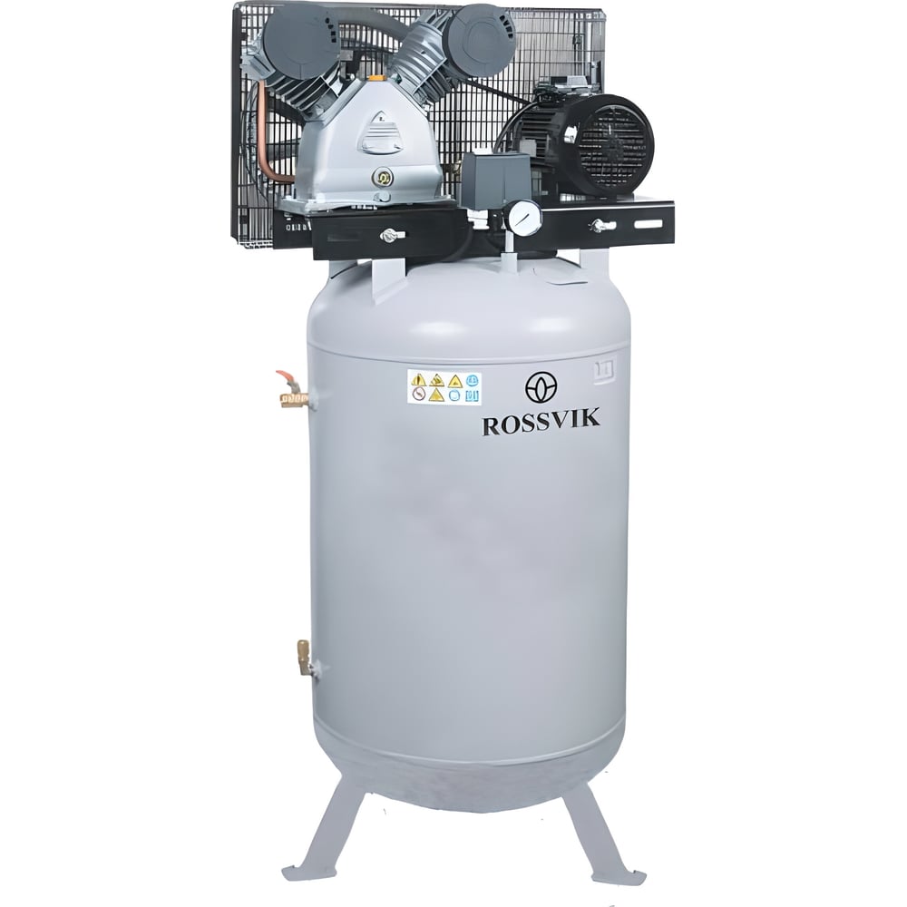 Поршневой компрессор Rossvik 690л/мин, 10 бар, вертикальный ресивер 270л, 380в/4кв СБ4/Ф-270 ...