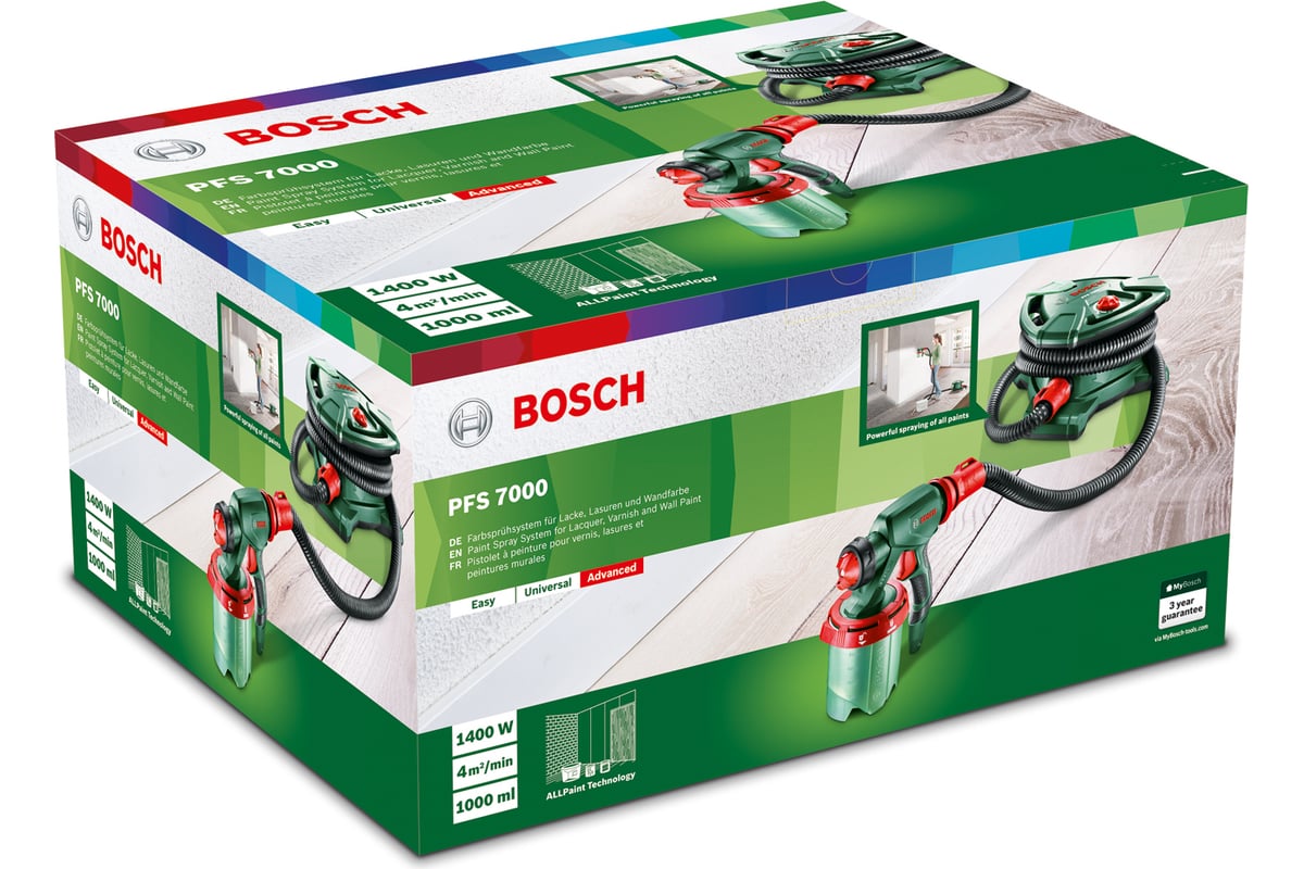 Пистолет-распылитель Bosch PFS 7000 0603207400 - выгодная цена, отзывы ...