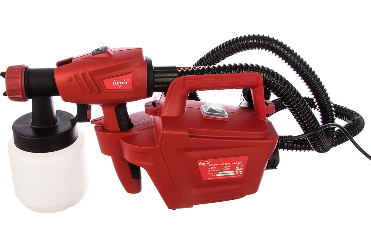 Краскопульт Elitech КЭ 800П 189847 - выгодная цена, отзывы ...