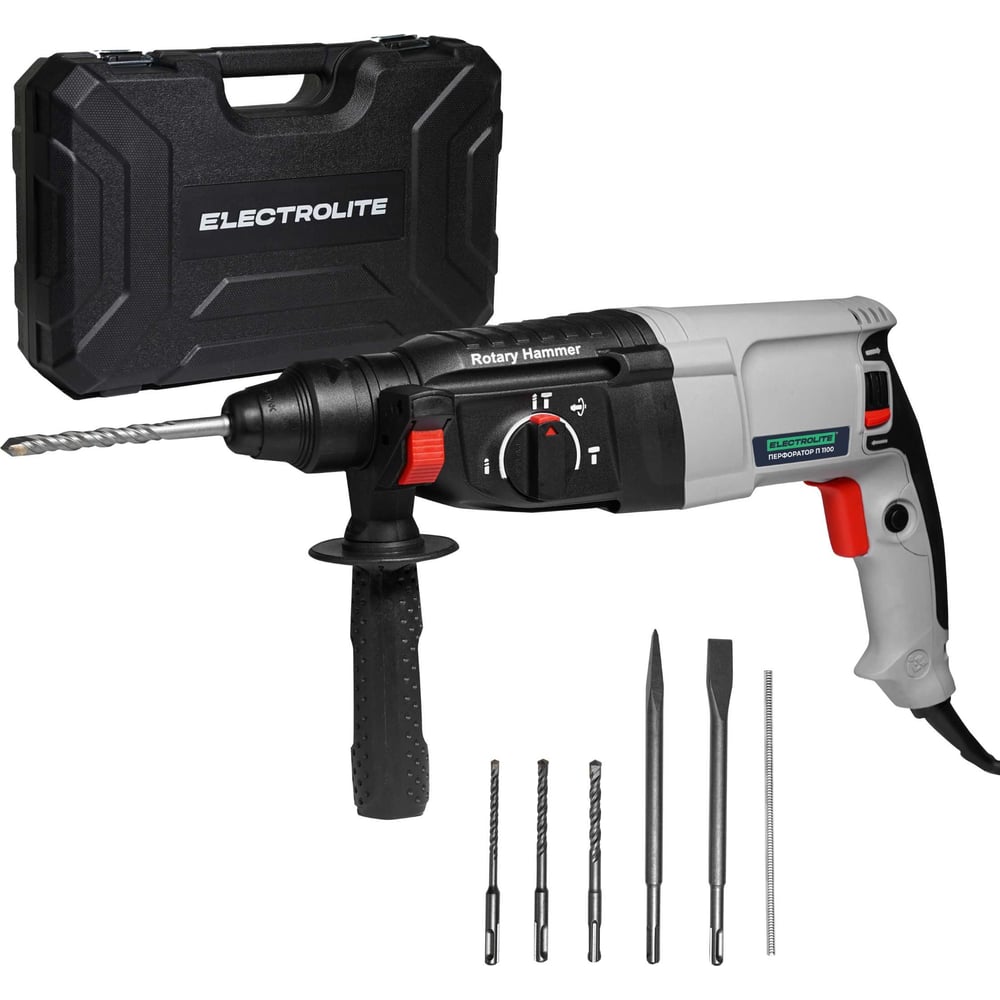 Перфоратор ударный электрический Electrolite П 1100 6638 - выгодная ...