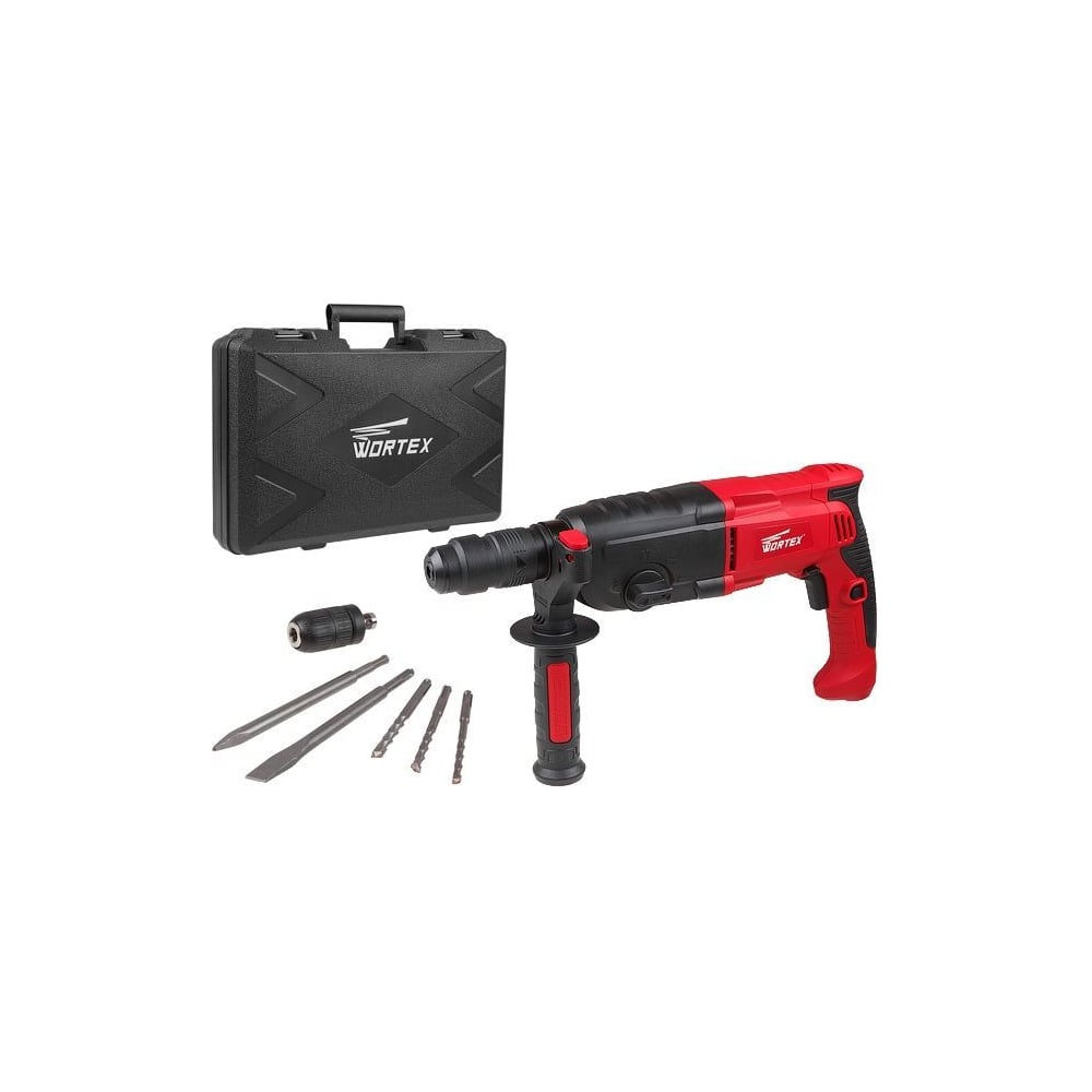 Перфоратор WORTEX RH 2829 X в чемодане + 2 зубила, 3 сверла RH2829X1111 - выгодная цена, отзывы ...