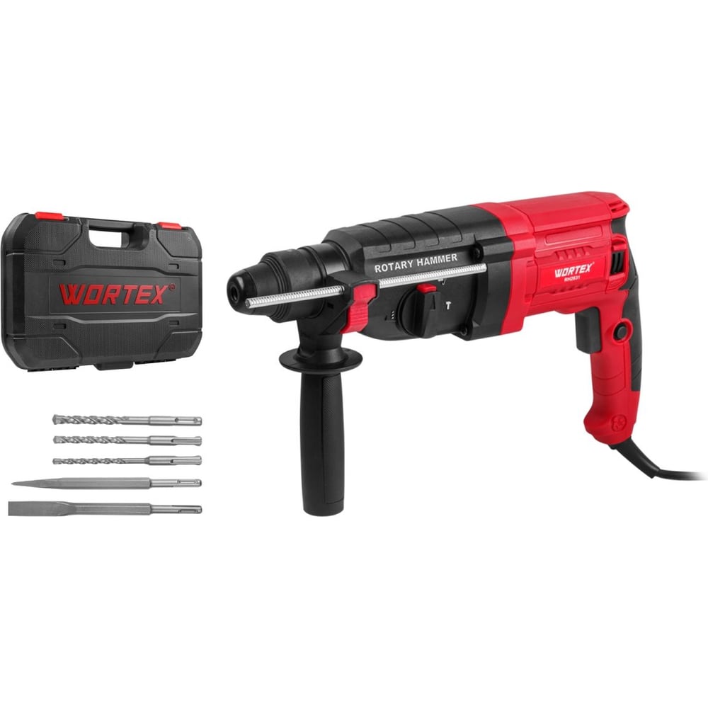 Перфоратор WORTEX RH 2831 в чем. + (2 зубила, 3 сверла) 1333520 - выгодная цена, отзывы ...