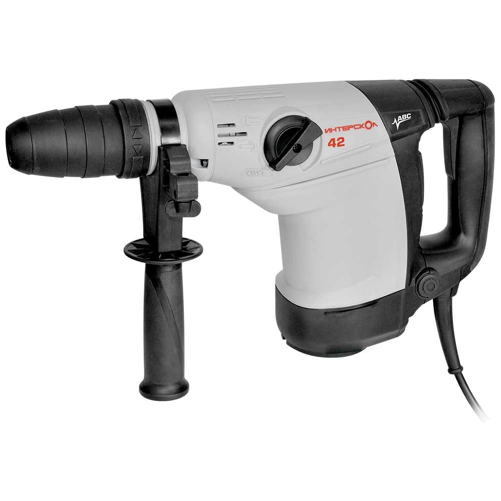 Перфоратор Интерскол П-42/1200ЭВ SDS-max (кейс, смазка для буров, бур ...