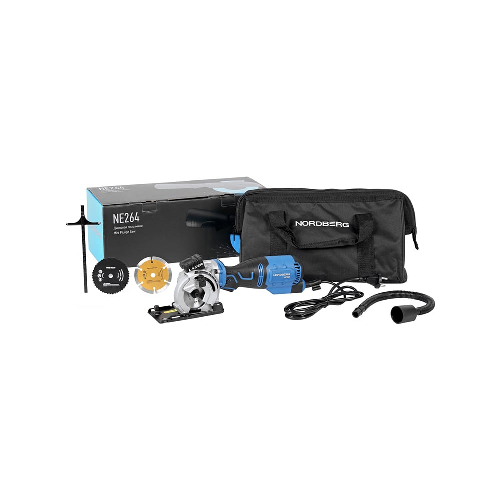 Дисковая пила мини NORDBERG диск 89 мм, 705 Вт NE264 - выгодная цена ...