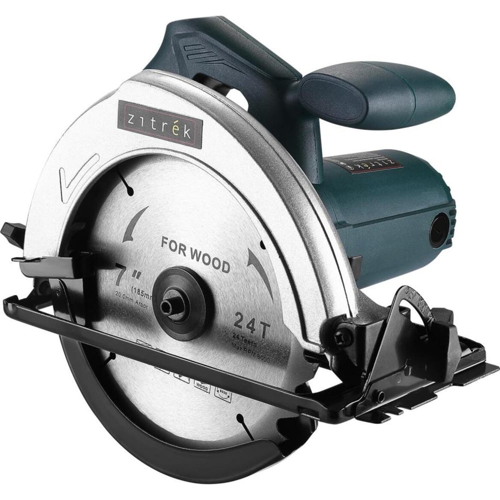 Дисковая (циркулярная) пила Zitrek ZKCS1500, 1500 Вт, 185 мм, диск 085-1305 - выгодная цена ...