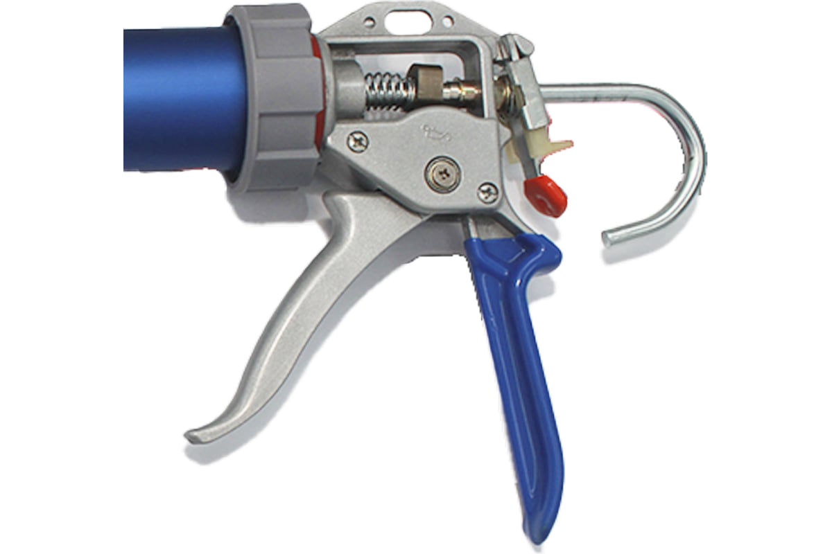 Монтажный пистолет для герметика (металлический с подшипниками) 600 мл ...