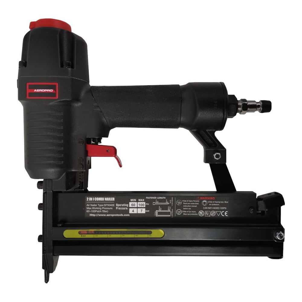 Пневматический нейлер-степлер Aeropro 2 в 1, гвозди 18GA, 15-50 мм ...