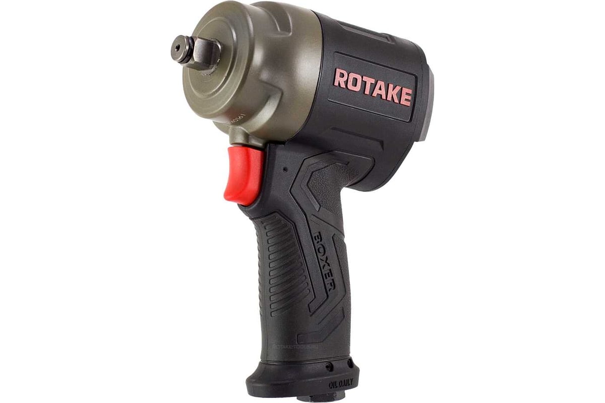Пневматический ударный гайковерт Rotake 1/2 756 Нм, композитный RT-5286 ...