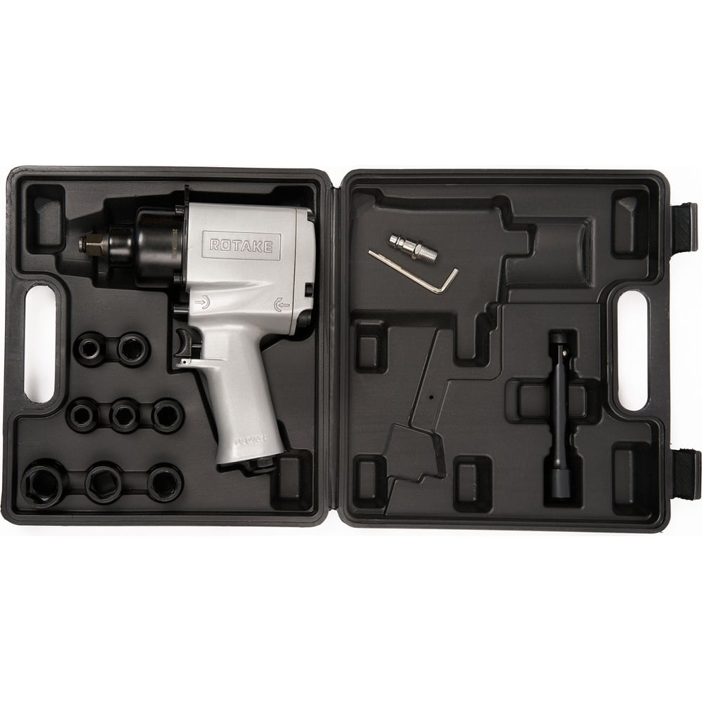 Пневматический гайковерт Rossvik 1/2", 720 Hм, с набором головок RT-5270K - выгодная цена ...