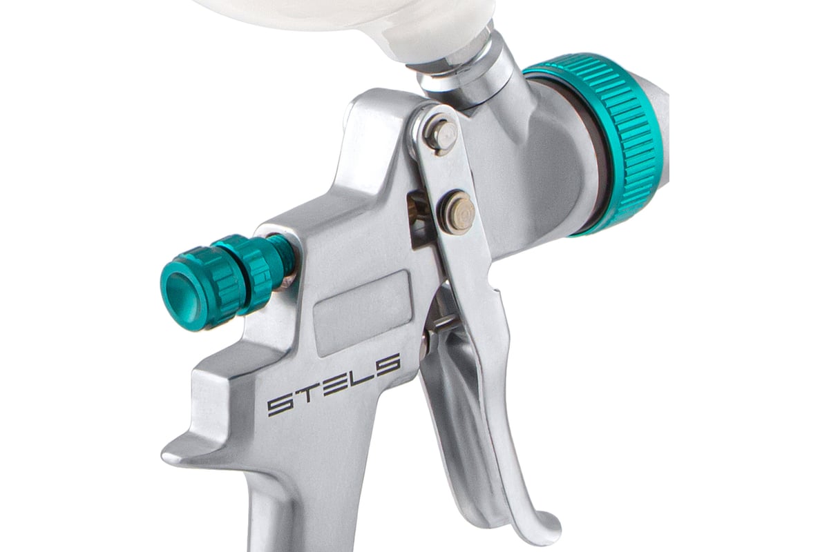 Краскораспылитель STELS AG 801 HVLP гравитационный, сопло 1.5 мм и 1.8 ...