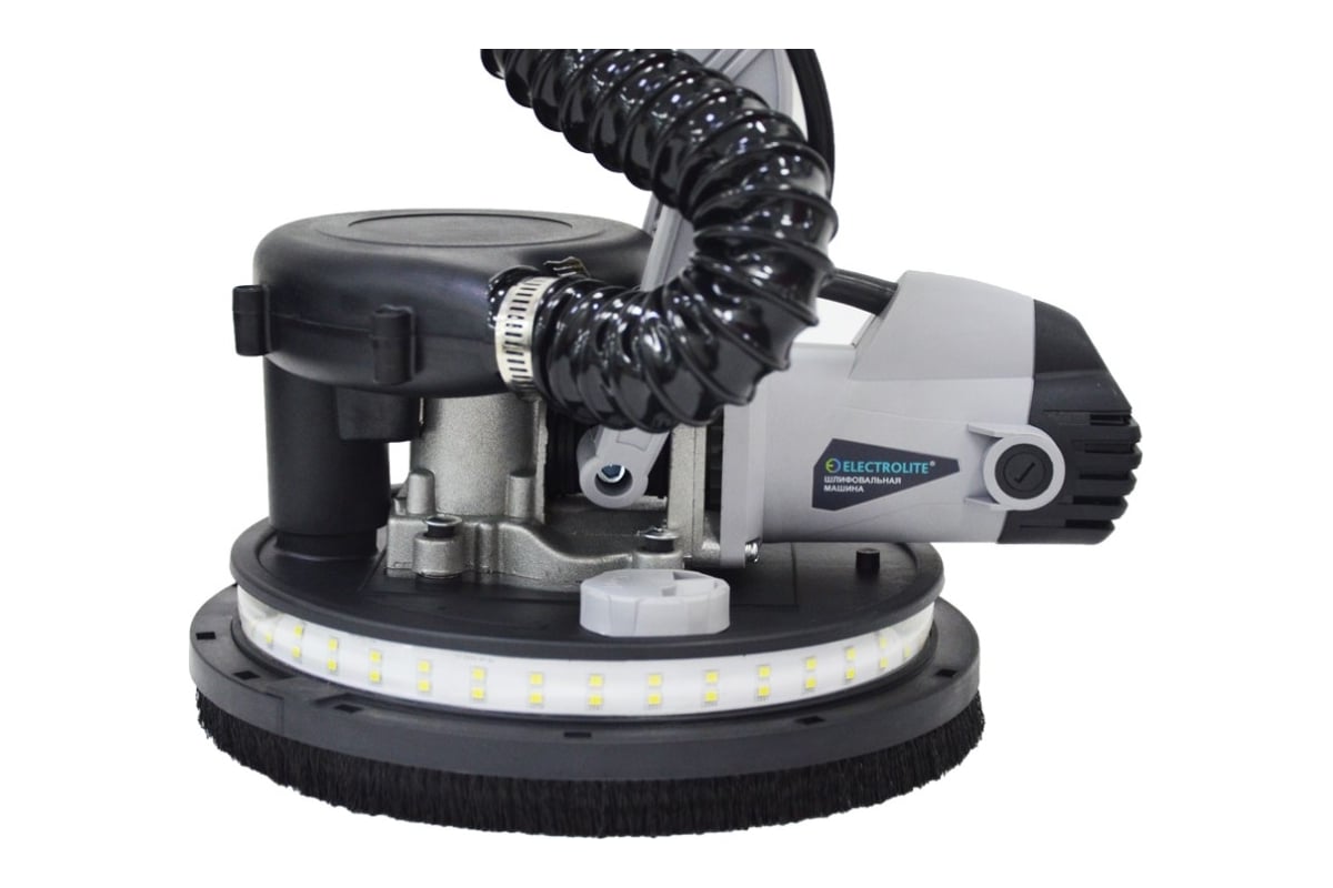 Шлифовальная машина для стен Electrolite ШМ 1200 EL LED-подсветка, 1200 Вт, об/мин 800-1750 ...