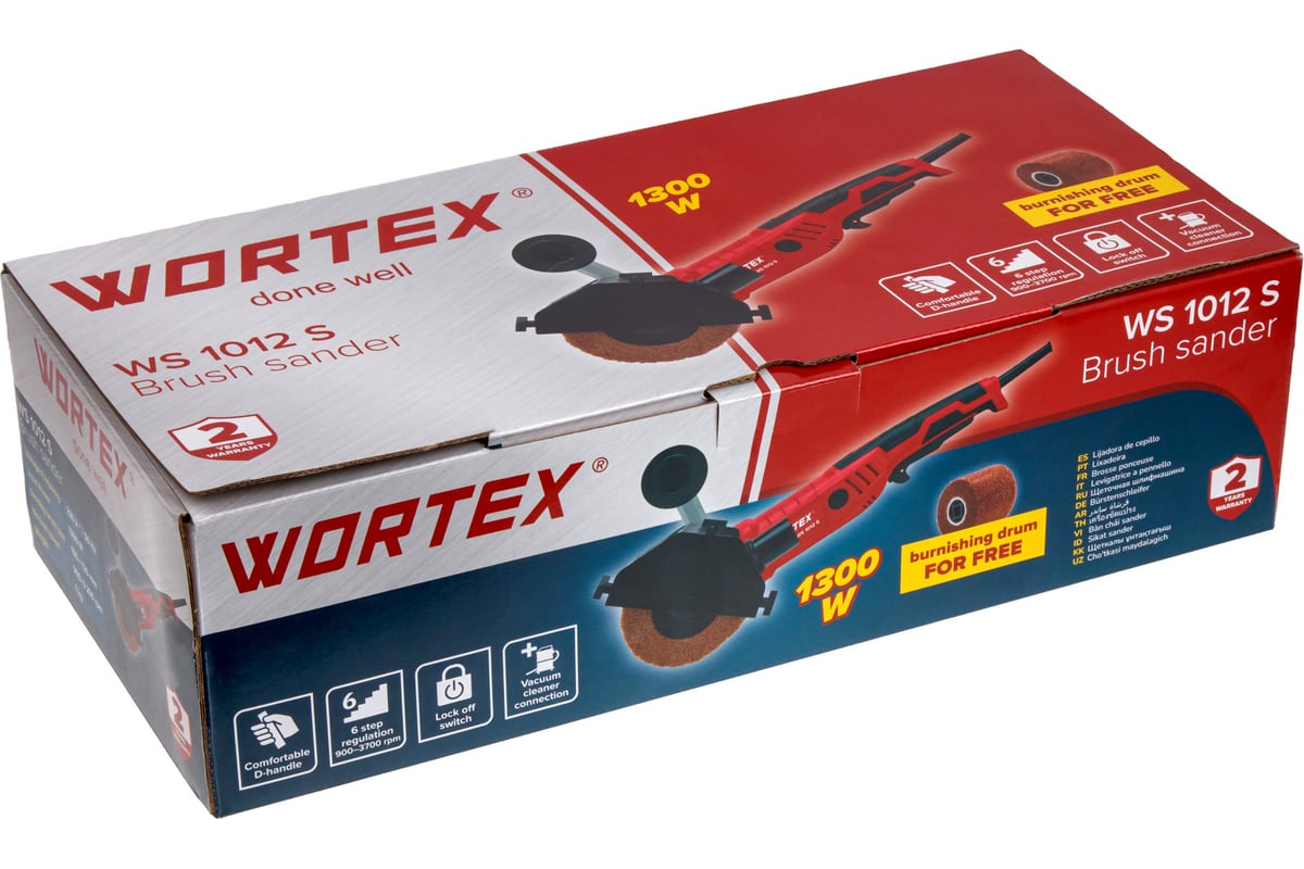Щеточная шлифмашина WORTEX 1304444 - выгодная цена, отзывы, характеристики, фото - купить в ...