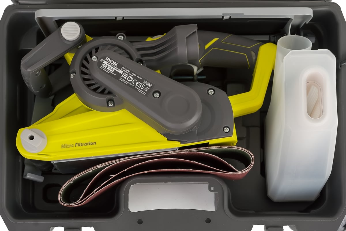 Ленточная шлифмашина Ryobi EBS800V 5133001146 - выгодная цена, отзывы ...