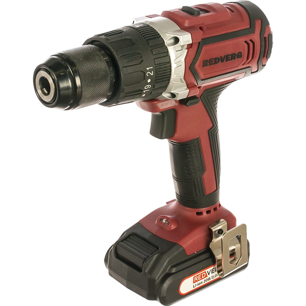 Аккумуляторный ударный шуруповерт REDVERG RD-SD20BL/2Y 6632397 ...