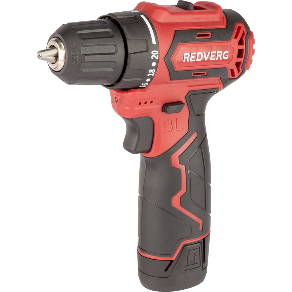 Шуруповерт аккумуляторный бесщеточный REDVERG RD-SD12BL 6679855 ...