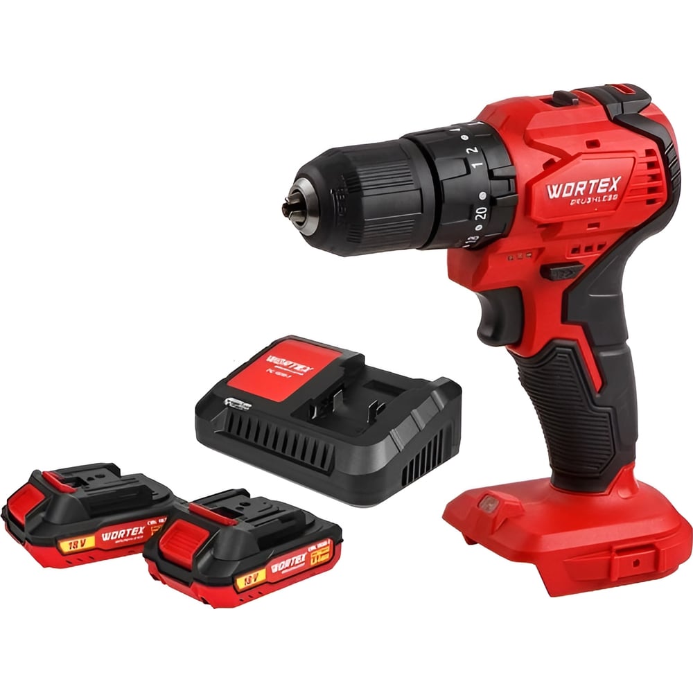 Аккумуляторная ударная дрель-шуруповерт WORTEX BD 2030-1 ALL1 1333424 ...