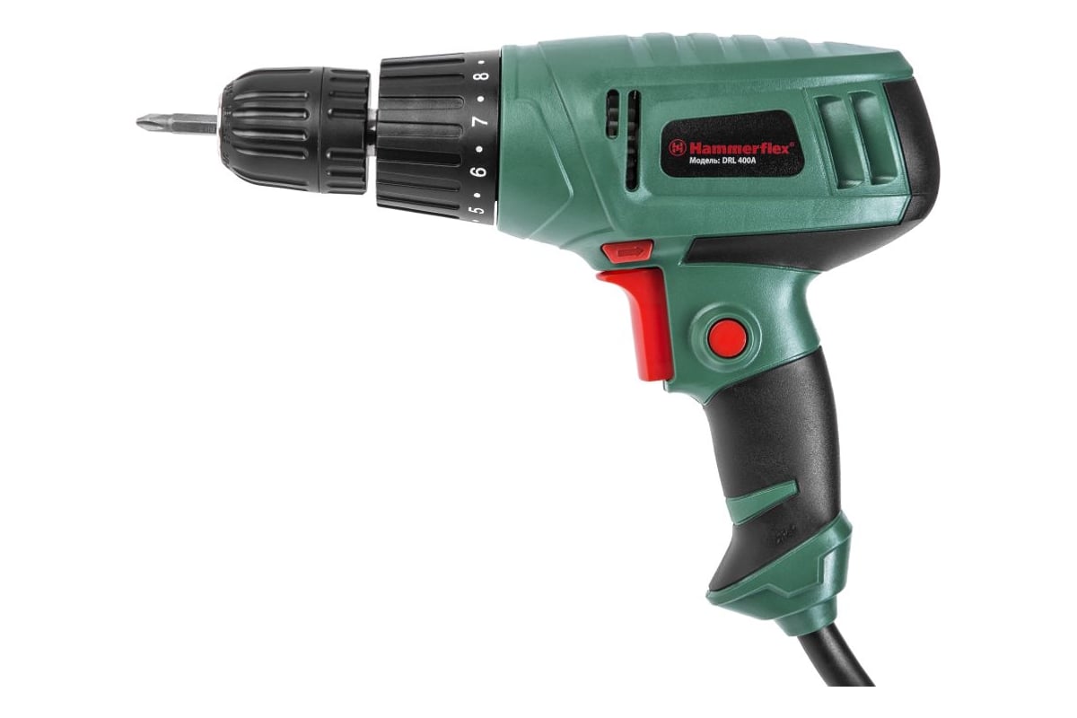 Дрель-шуруповерт Hammer Flex 280 Вт, 10 мм, 0-750 об/мин, реверс, 22 Нм ...
