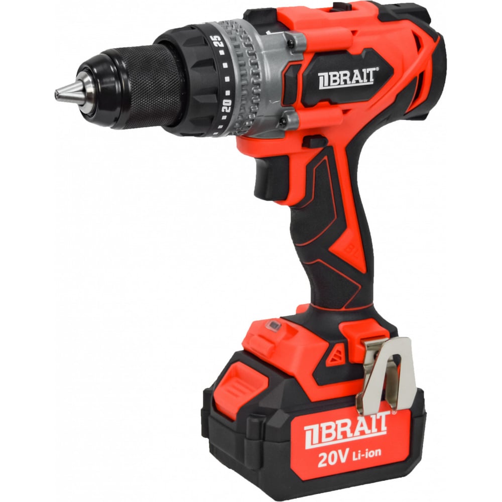 Аккумуляторная дрель BRAIT BCDI20-4PUMBL-1 PRO 21.01.203.101 - выгодная цена, отзывы ...